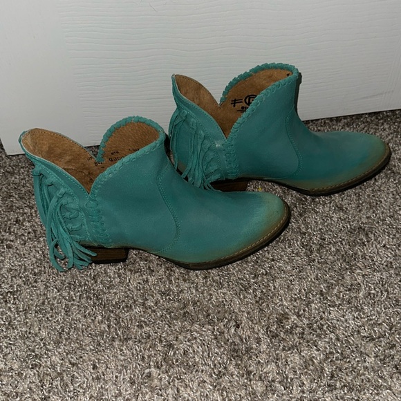 Shoes | Teal Boots | Poshmark